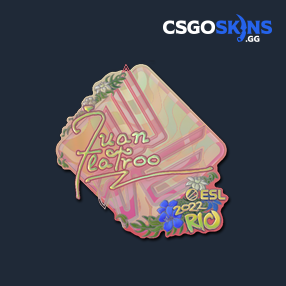 Sticker | juanflatroo (Holo) | Rio 2022 - CSGOSKINS.GG