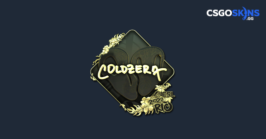 Sticker | coldzera (Gold) | Rio 2022 - CSGOSKINS.GG