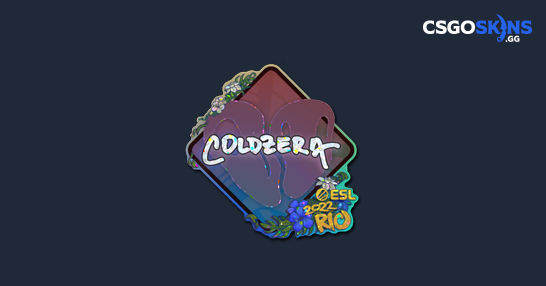 Sticker | coldzera (Glitter) | Rio 2022 - CSGOSKINS.GG