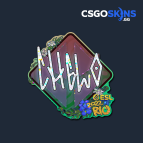 Sticker | chelo (Glitter) | Rio 2022 - CSGOSKINS.GG