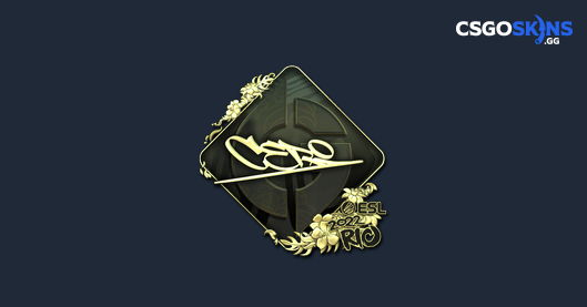 Sticker | CeRq (Gold) | Rio 2022 - CSGOSKINS.GG