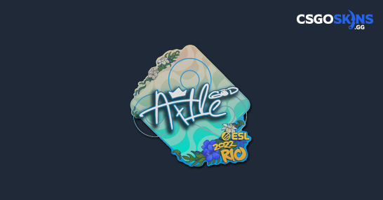 Sticker | Ax1Le | Rio 2022 - CSGOSKINS.GG