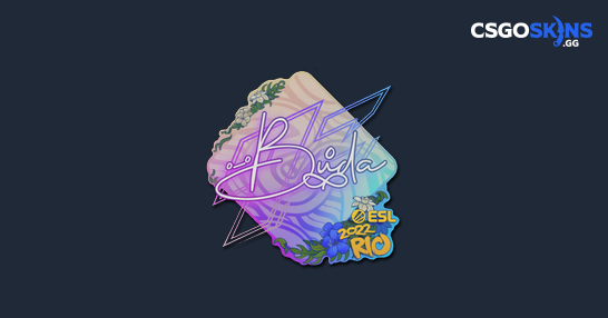 Sticker | BUDA | Rio 2022 - CSGOSKINS.GG