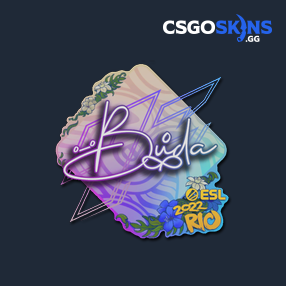 Sticker | BUDA | Rio 2022 - CSGOSKINS.GG