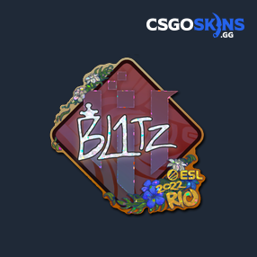 Sticker | bLitz (Glitter) | Rio 2022 - CSGOSKINS.GG