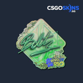 Sticker | boltz (Holo) | Rio 2022 - CSGOSKINS.GG