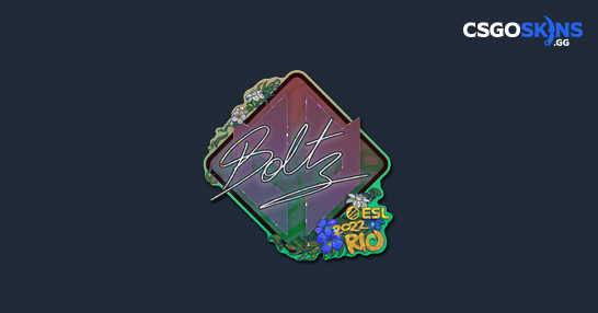 Sticker | boltz (Glitter) | Rio 2022 - CSGOSKINS.GG