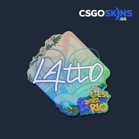 Sticker | latto | Rio 2022 - CSGOSKINS.GG