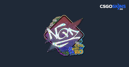 Sticker | NQZ (Glitter) | Rio 2022 - CSGOSKINS.GG