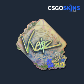 Sticker | Keoz (Holo) | Rio 2022 - CSGOSKINS.GG