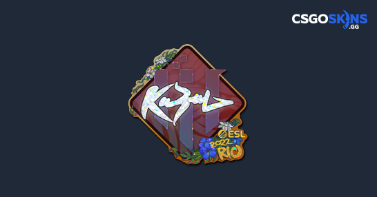 Sticker | kabal (Glitter) | Rio 2022 - CSGOSKINS.GG