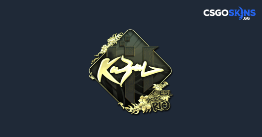 Sticker | kabal (Gold) | Rio 2022 - CSGOSKINS.GG