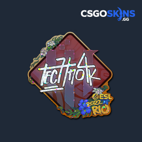 Sticker | Techno4K (Glitter) | Rio 2022 - CSGOSKINS.GG