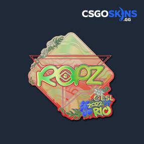 Sticker | ropz (Holo) | Rio 2022 - CSGOSKINS.GG