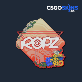 Sticker | ropz | Rio 2022 - CSGOSKINS.GG