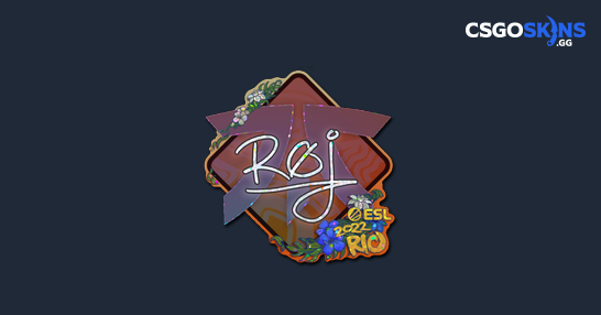 Sticker | roeJ (Glitter) | Rio 2022 - CSGOSKINS.GG