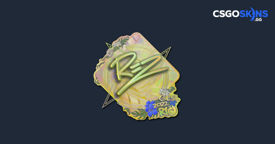 Sticker | REZ (Holo) | Rio 2022 - CSGOSKINS.GG
