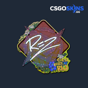 Sticker | REZ (Glitter) | Rio 2022 - CSGOSKINS.GG