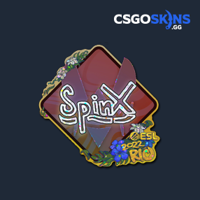 Sticker | Spinx (Glitter) | Rio 2022 - CSGOSKINS.GG