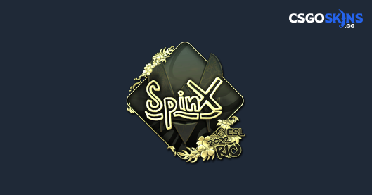 Sticker | Spinx (Gold) | Rio 2022 - CSGOSKINS.GG