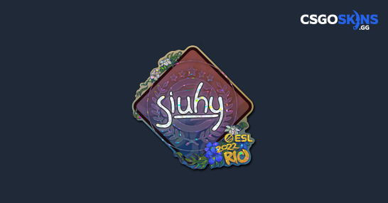 Sticker | siuhy (Glitter) | Rio 2022 - CSGOSKINS.GG