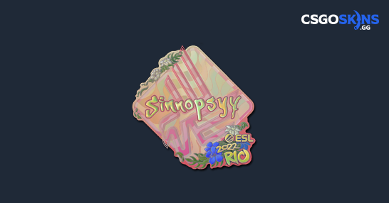 Sticker | sinnopsyy (Holo) | Rio 2022 - CSGOSKINS.GG