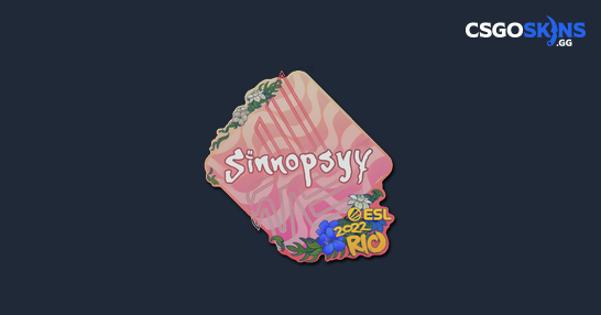 Sticker | sinnopsyy | Rio 2022 - CSGOSKINS.GG