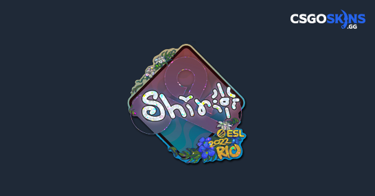 Sticker | sh1ro (Glitter) | Rio 2022 - CSGOSKINS.GG