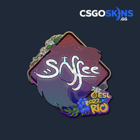 Sticker | saffee (Glitter) | Rio 2022 - CSGOSKINS.GG