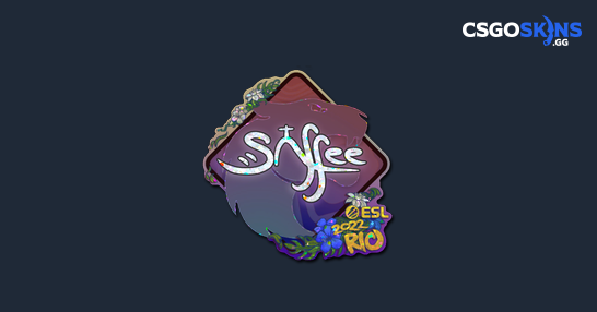 Sticker | saffee (Glitter) | Rio 2022 - CSGOSKINS.GG