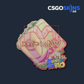 Sticker | xertioN (Holo) | Rio 2022 - CSGOSKINS.GG