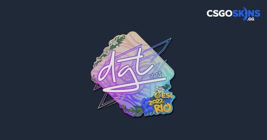 Sticker | dgt | Rio 2022 - CSGOSKINS.GG