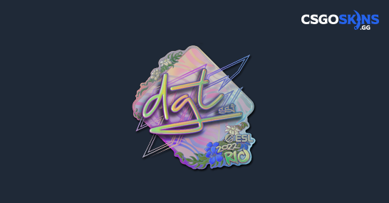 Sticker | dgt (Holo) | Rio 2022 - CSGOSKINS.GG