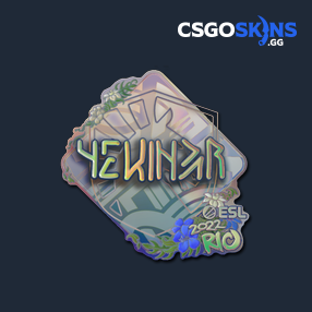 Sticker | YEKINDAR (Holo) | Rio 2022 - CSGOSKINS.GG