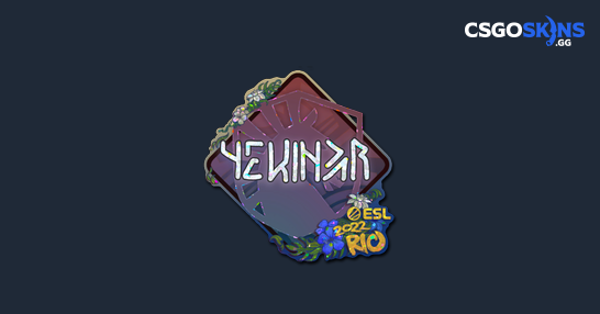 Sticker | YEKINDAR (Glitter) | Rio 2022 - CSGOSKINS.GG