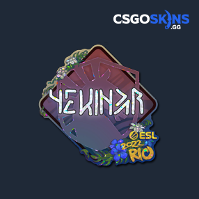 Sticker | YEKINDAR (Glitter) | Rio 2022 - CSGOSKINS.GG
