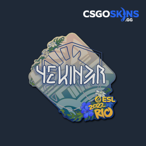 Sticker | YEKINDAR | Rio 2022 - CSGOSKINS.GG