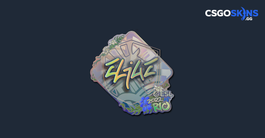 Sticker | EliGE (Holo) | Rio 2022 - CSGOSKINS.GG