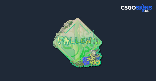 Sticker | FalleN (Holo) | Rio 2022 - CSGOSKINS.GG