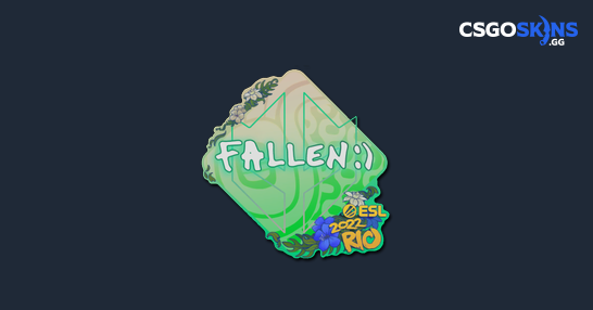 Sticker | FalleN | Rio 2022 - CSGOSKINS.GG