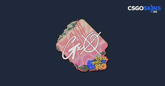 Sticker | gxx- | Rio 2022 - CSGOSKINS.GG