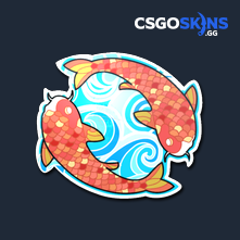 Sticker | Twin Koi - CSGOSKINS.GG