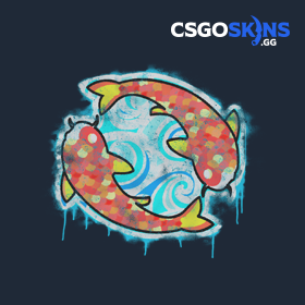 Sealed Graffiti | Twin Koi - CSGOSKINS.GG