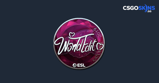 Sticker | WorldEdit (Foil) | Katowice 2019 - CSGOSKINS.GG