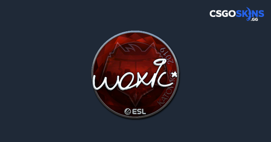 Sticker | woxic (Foil) | Katowice 2019 - CSGOSKINS.GG