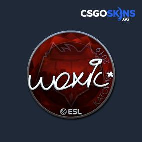 Sticker | woxic (Foil) | Katowice 2019 - CSGOSKINS.GG