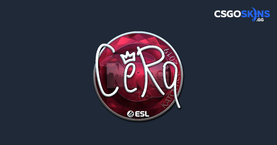 Sticker | CeRq (Foil) | Katowice 2019 - CSGOSKINS.GG