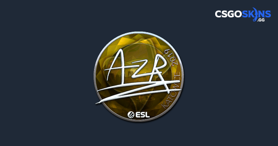 Sticker | AZR (Foil) | Katowice 2019 - CSGOSKINS.GG