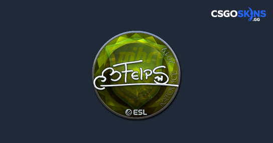 Sticker | felps (Foil) | Katowice 2019 - CSGOSKINS.GG