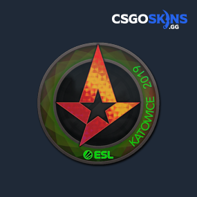 Sticker | Astralis (Holo) | Katowice 2019 - CSGOSKINS.GG